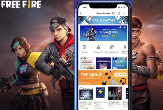 Free Fire Top Up Pakistan Jazz Cash, EasyPaisa, & Daraz 2024